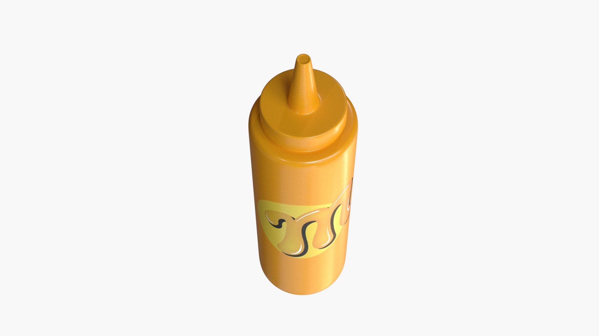 3D Condiment Bottle model - TurboSquid 1754012
