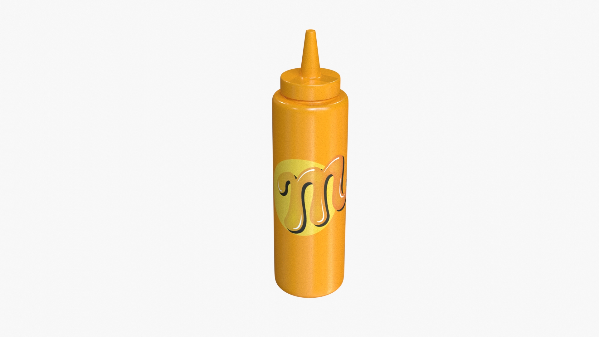 3D Condiment Bottle model - TurboSquid 1754012
