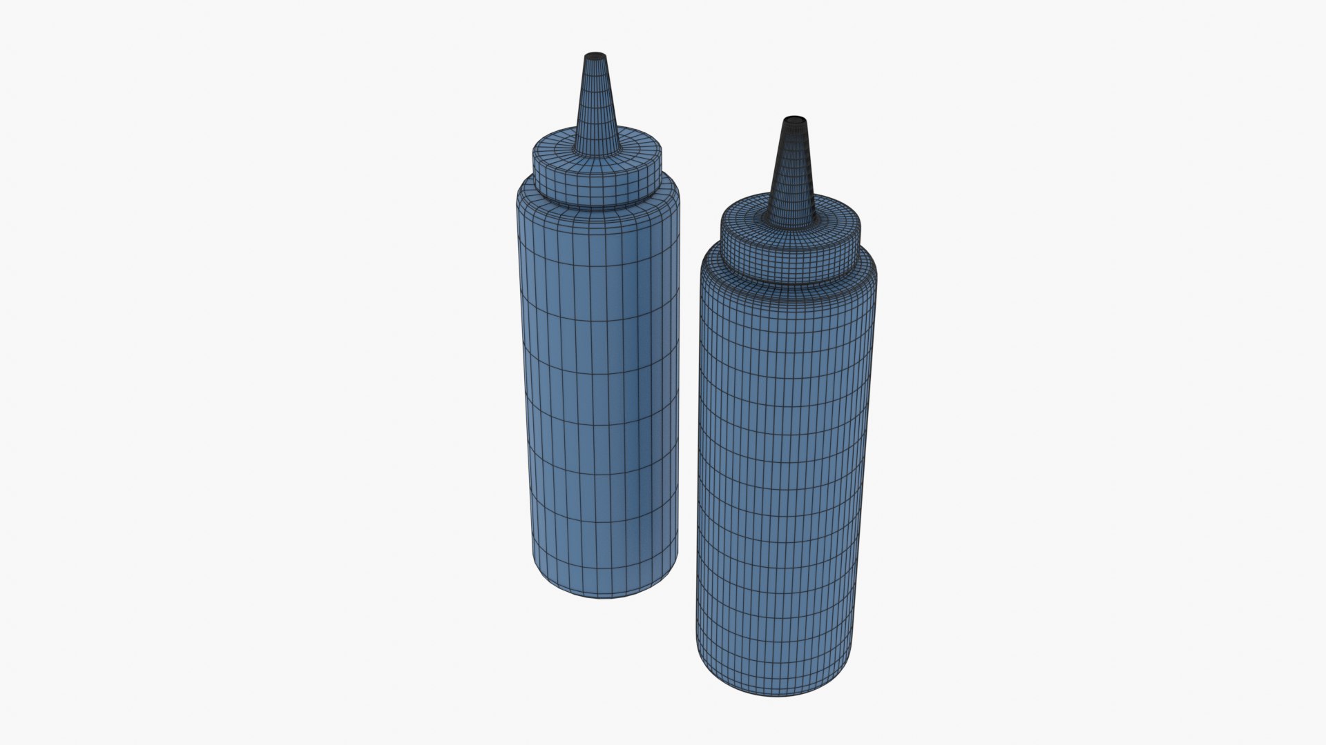 3D Condiment Bottle model - TurboSquid 1754012