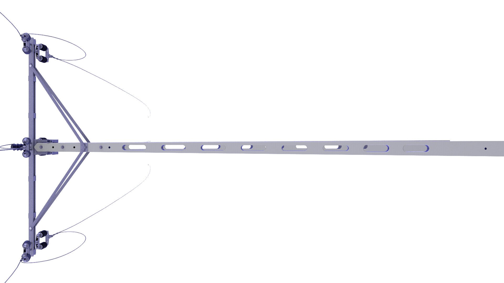 High Voltage Power Line 20 3D Model - TurboSquid 1864110