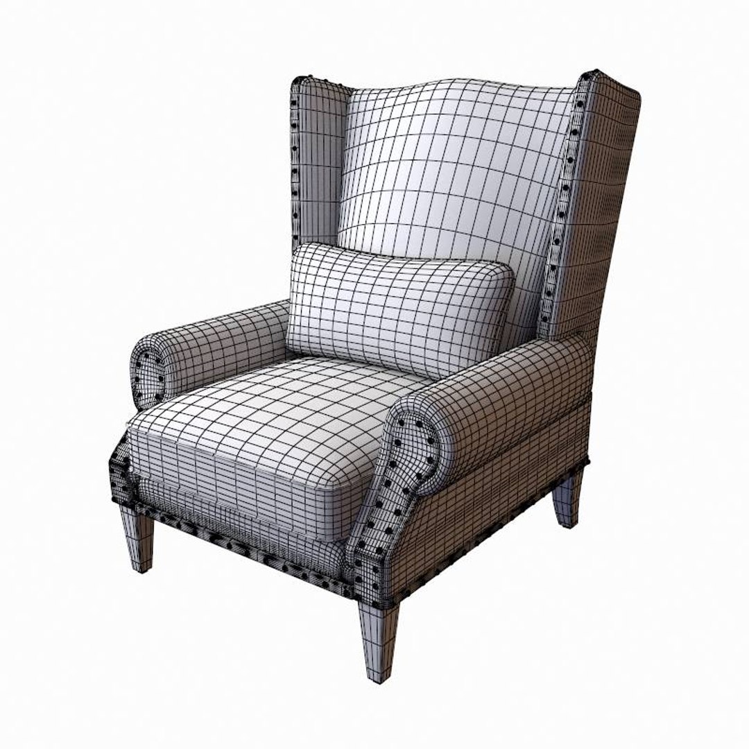3d Fbx Armchair Chair