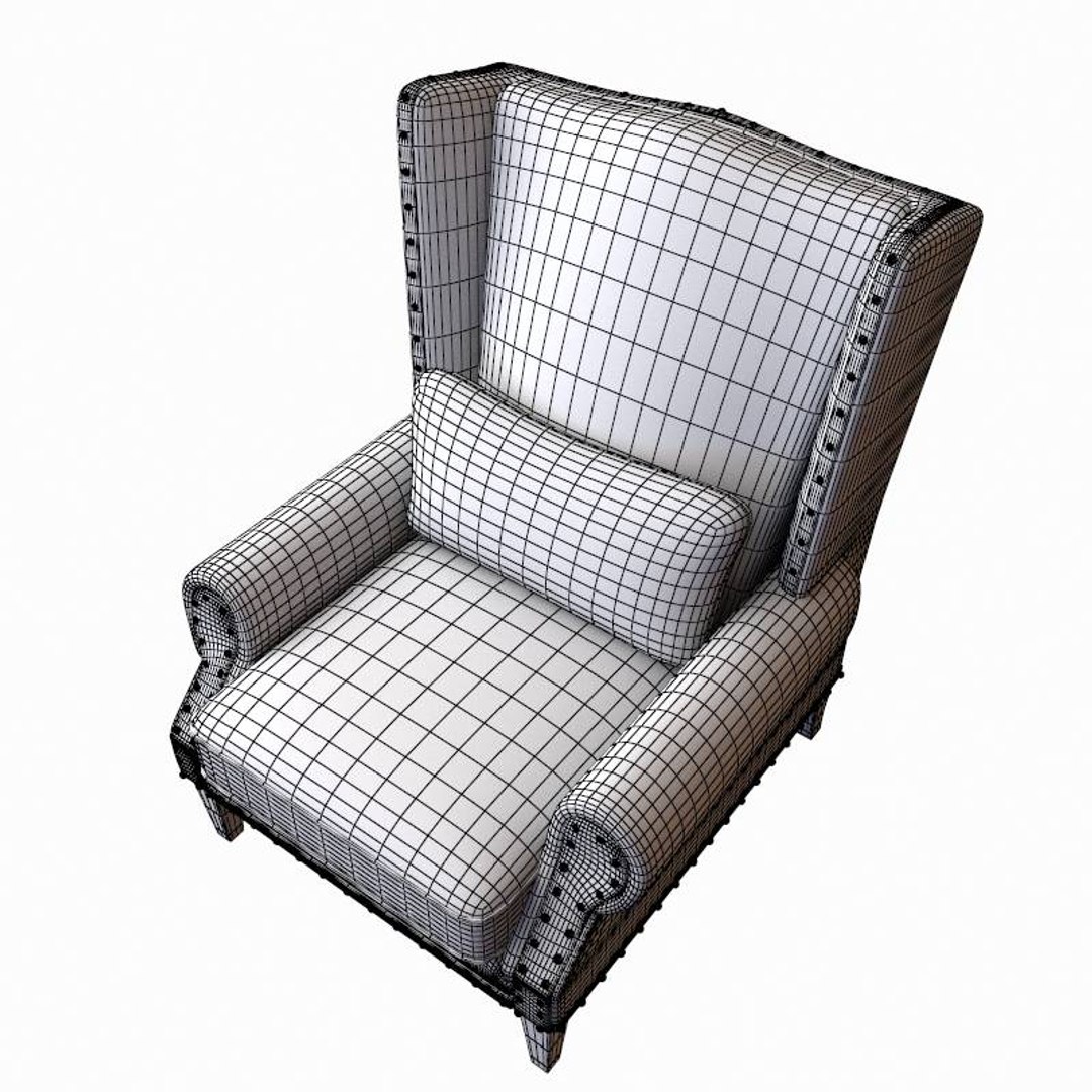 3d Fbx Armchair Chair