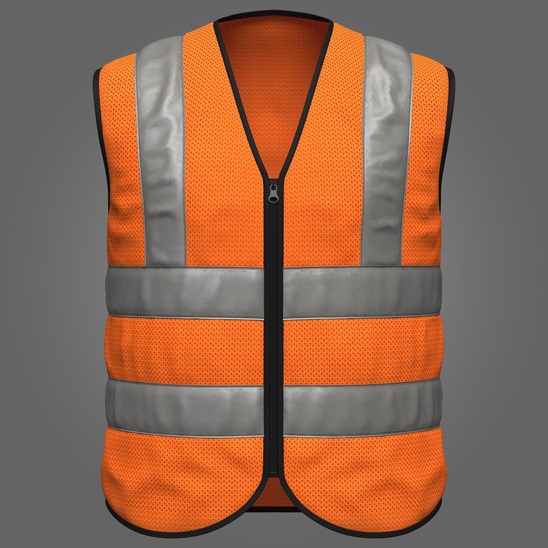 Safety Vest 3d Model Model - TurboSquid 2170794