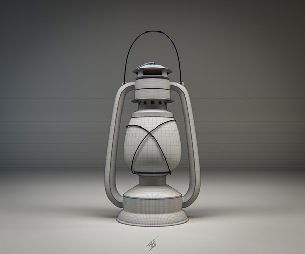 3D old lamp - TurboSquid 1552787