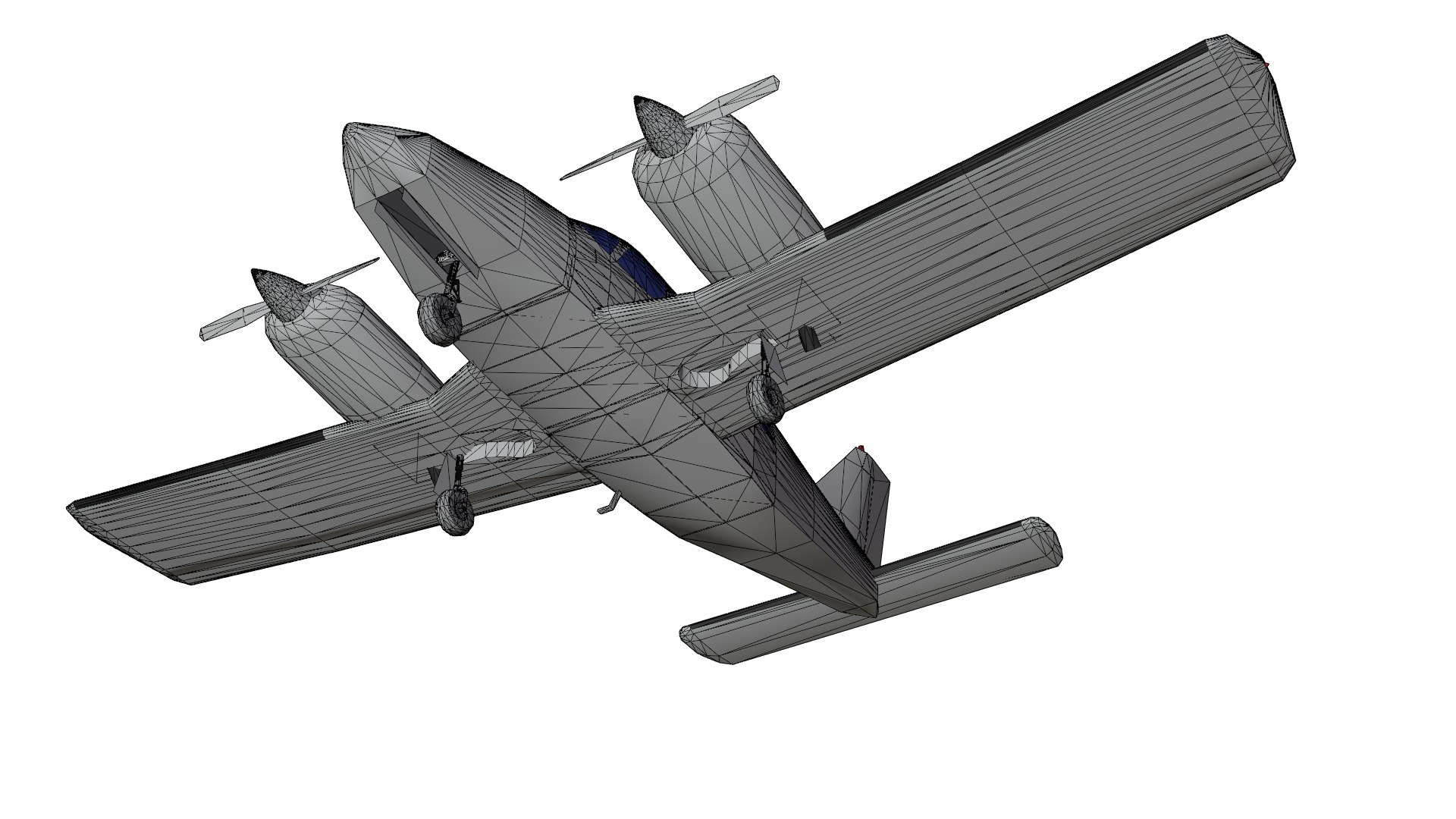 Piper Seneca II 3D Model - TurboSquid 2327868
