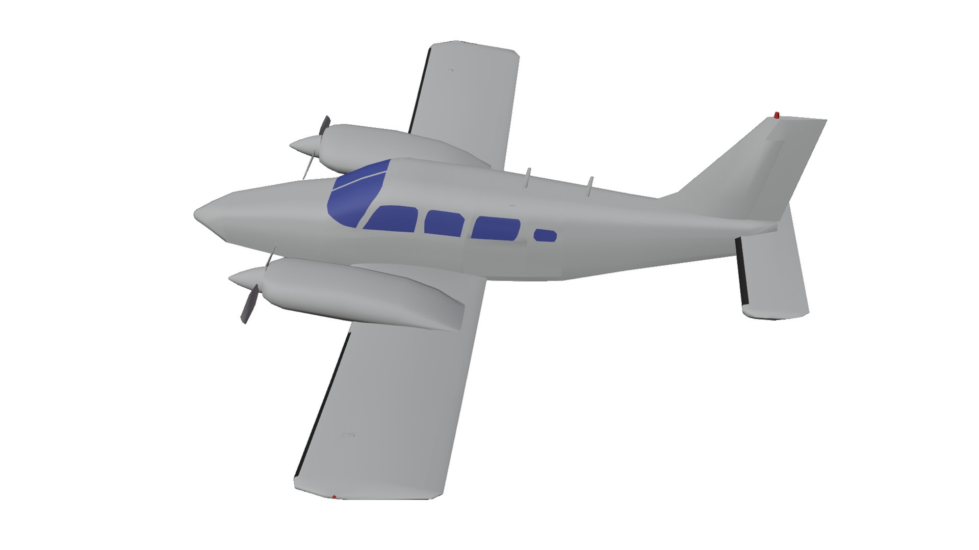Piper Seneca II 3D Model - TurboSquid 2327868