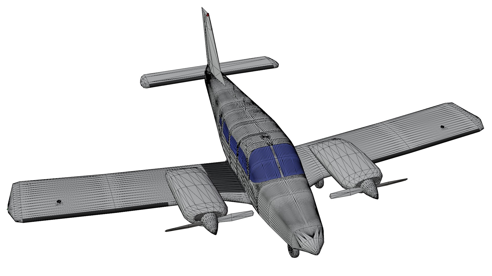 Piper Seneca II 3D Model - TurboSquid 2327868