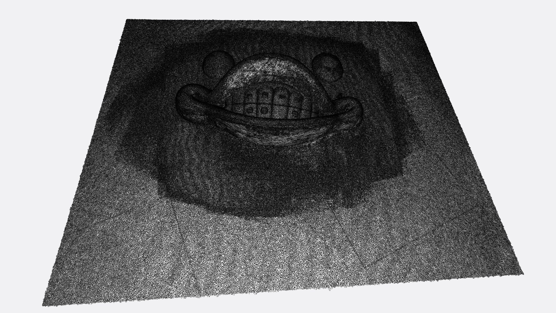 3D Model Scary Duck Face - TurboSquid 1800622