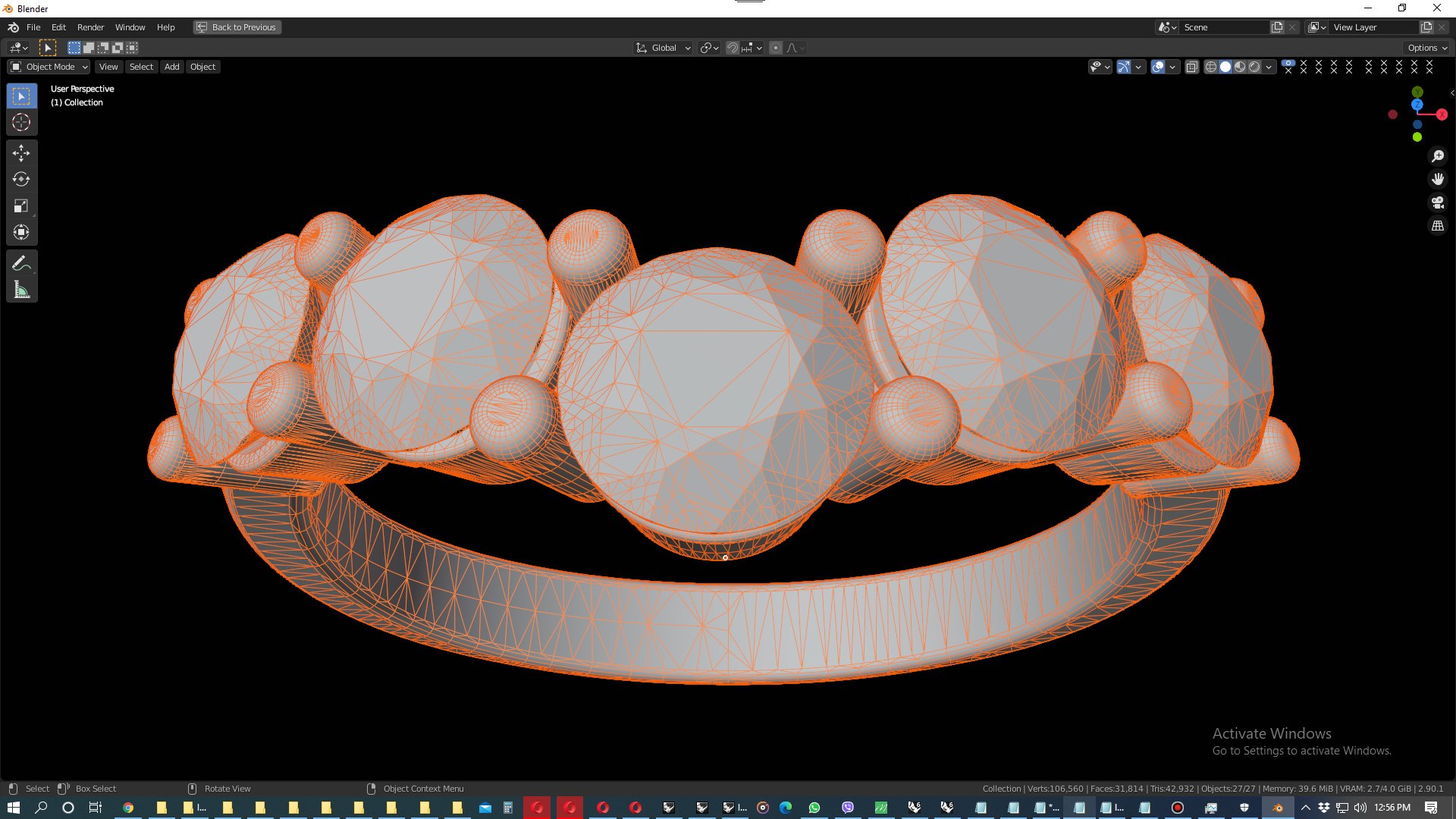 3D Wedding Diamond Ring Cad - TurboSquid 1650432