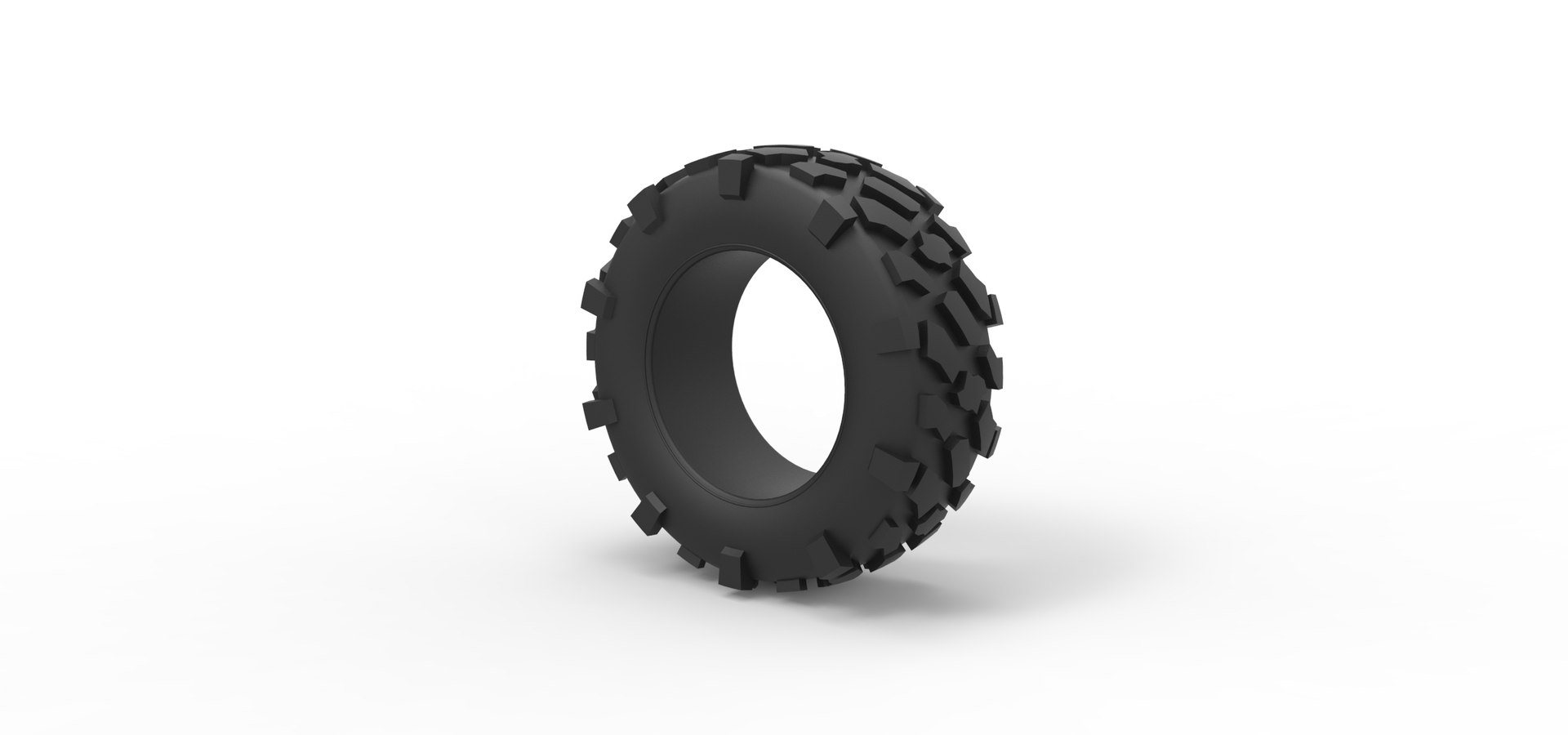 3D Diecast Offroad Tire 64 Scale 1 To 25 Model - TurboSquid 2066659