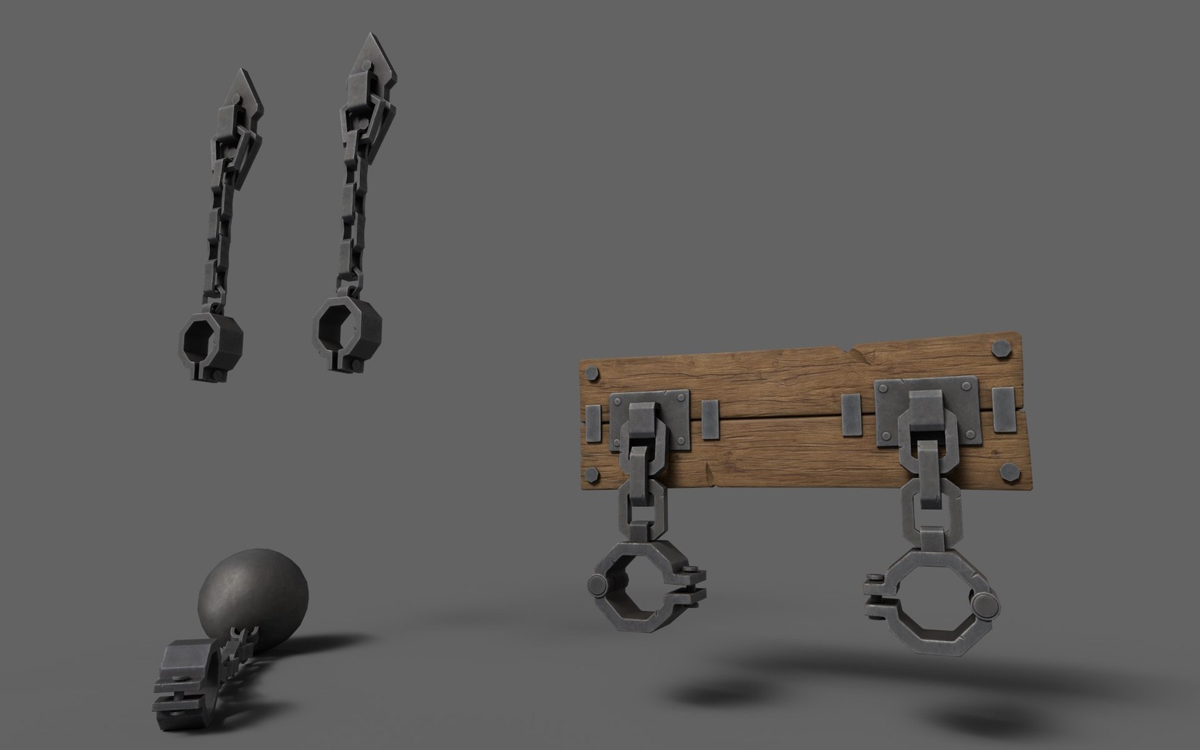 Medieval Shackles 3D - TurboSquid 2093584