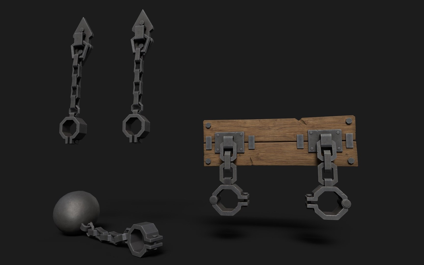 Medieval Shackles 3D - TurboSquid 2093584