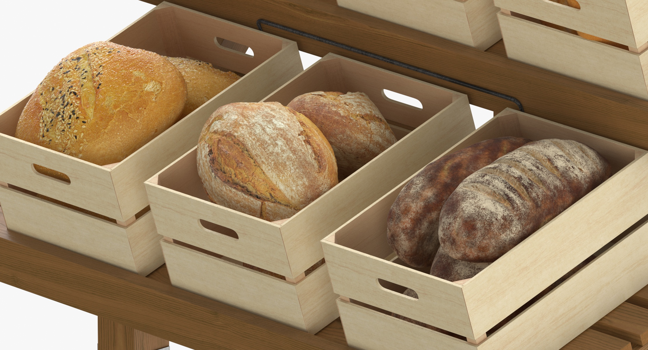 3D model Bakery Stand 04 - TurboSquid 1853312