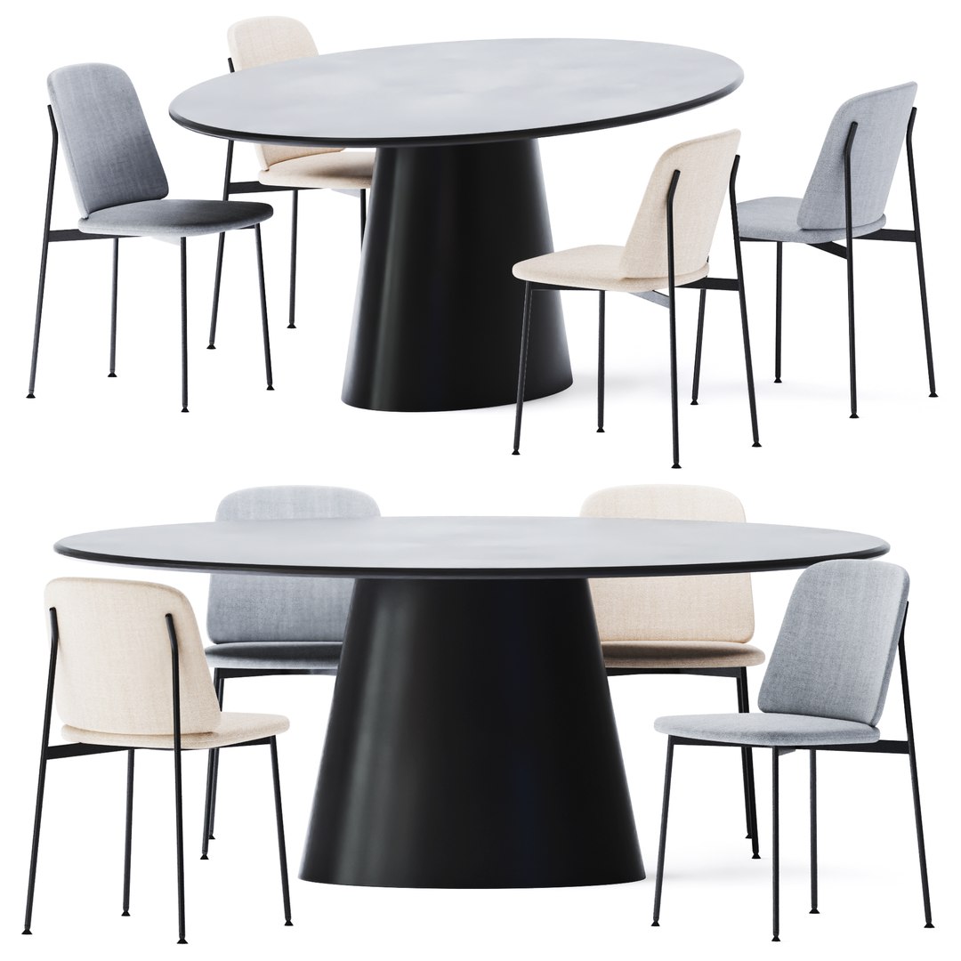 Dining Table Conic by Cor model - TurboSquid 1718999