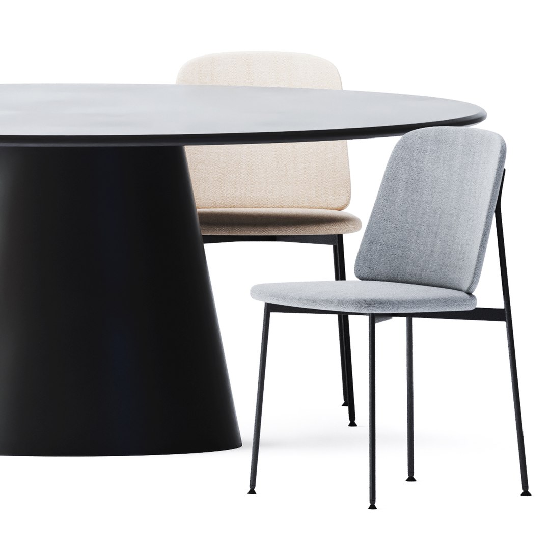 Dining Table Conic by Cor model - TurboSquid 1718999