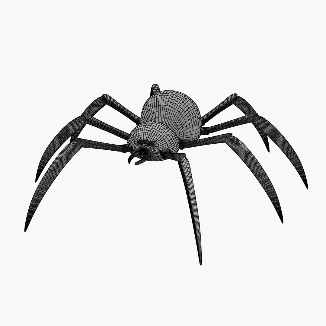 3D Model Print Spider - TurboSquid 1516747