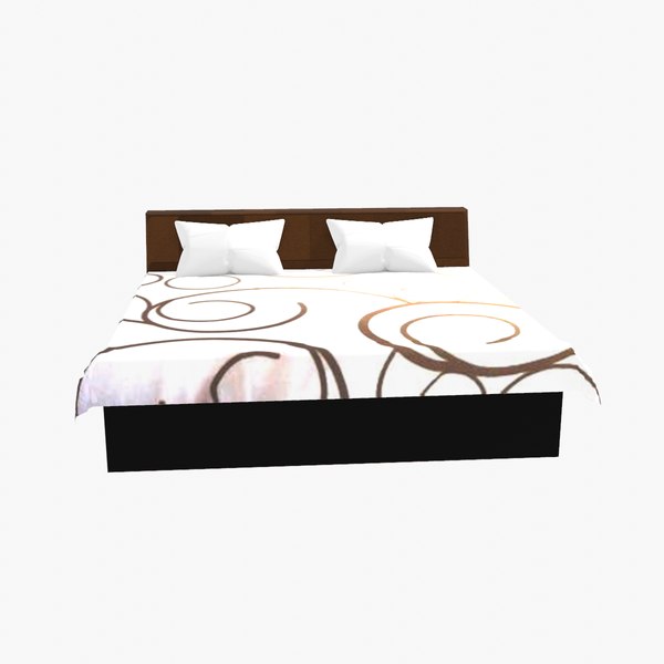 modelo 3d Cama matrimonial - TurboSquid 2149193