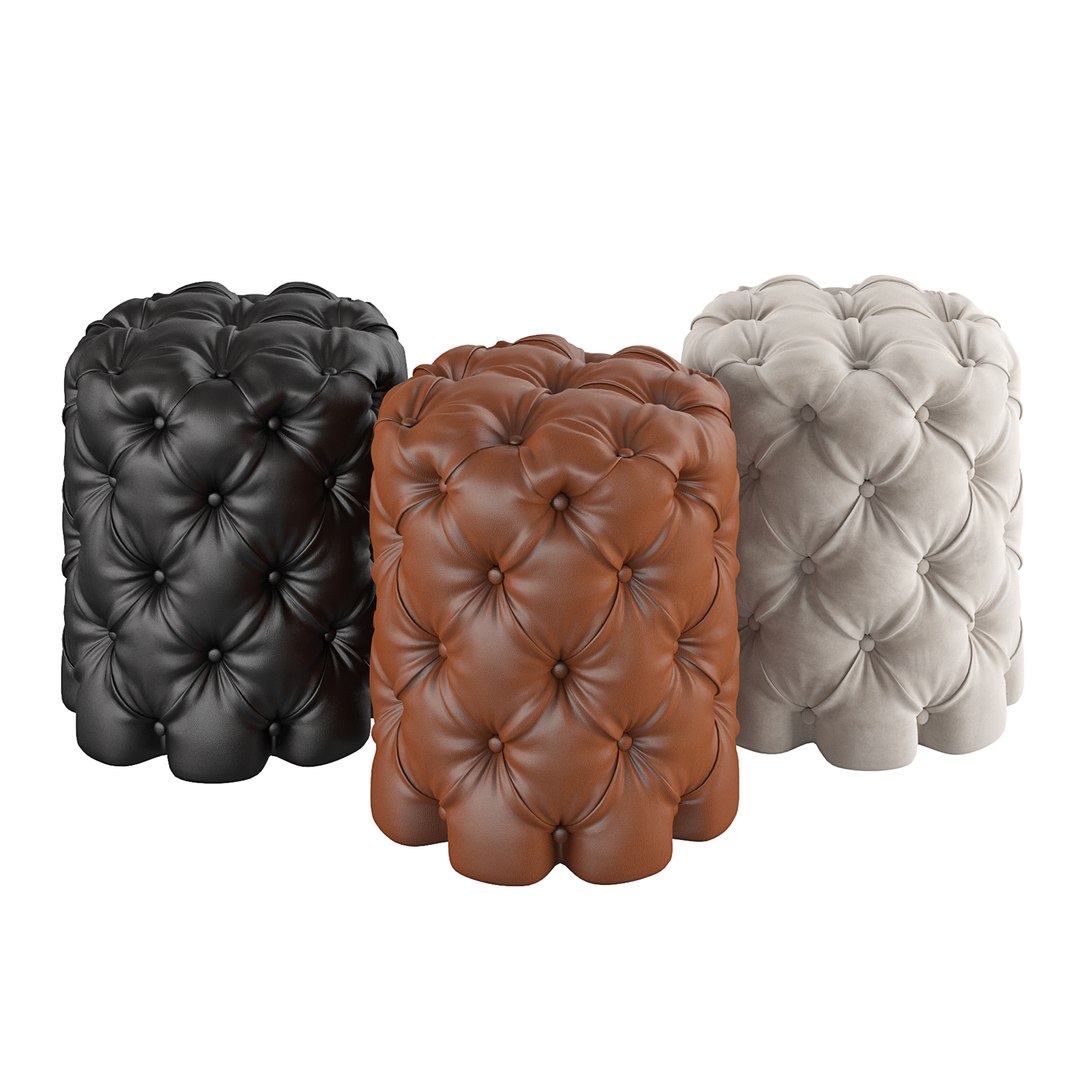 3D Bur Small Pouf - TurboSquid 2259858