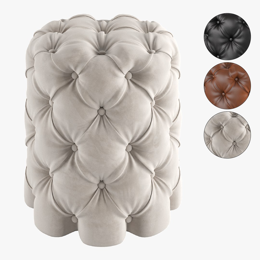 3D Bur Small Pouf - TurboSquid 2259858