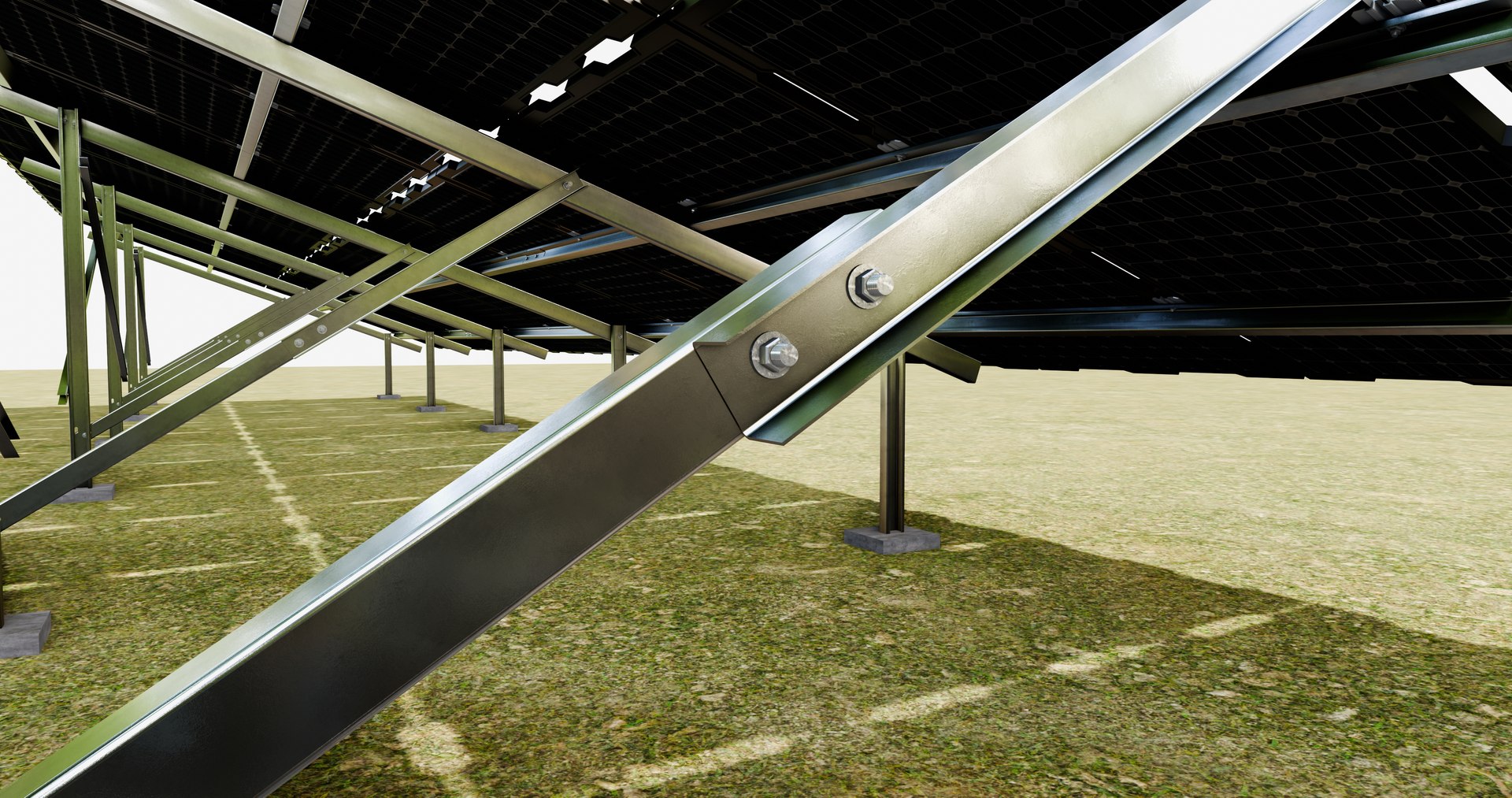 3D Sample Assembly For New Framed Solar Panel - TurboSquid 2275448