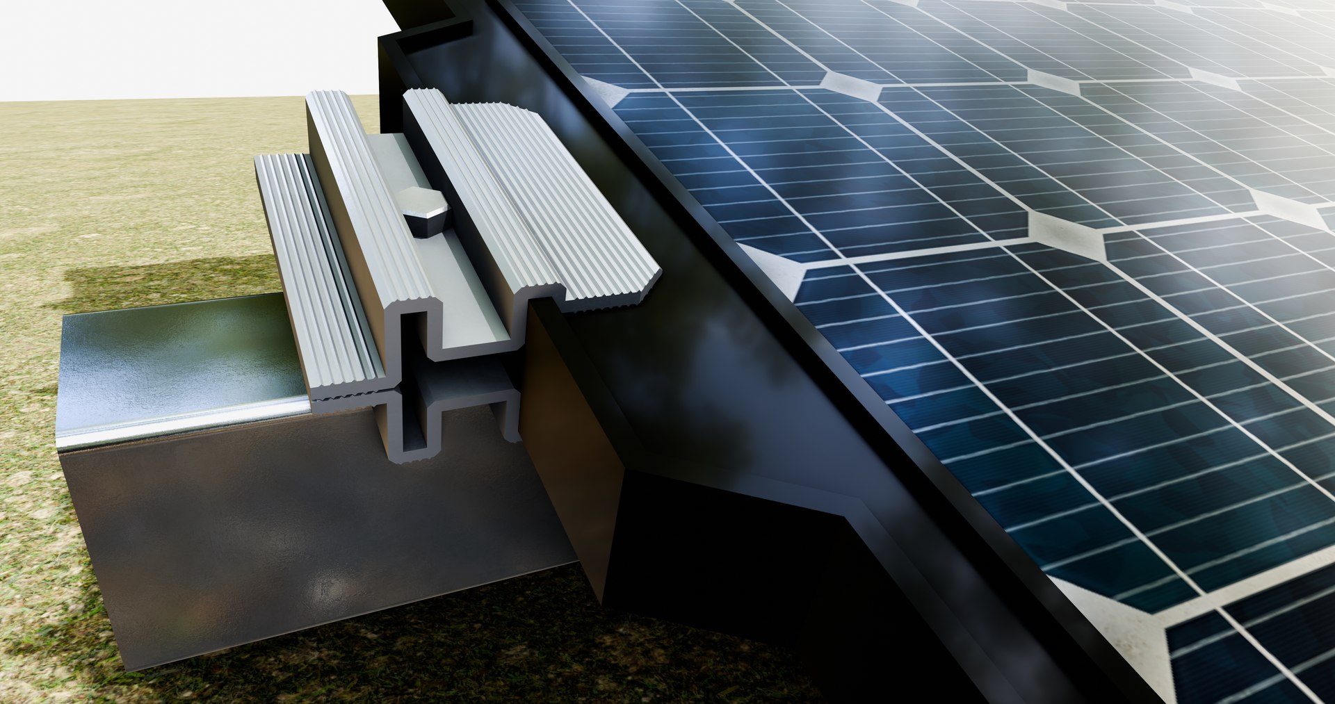 3D Sample Assembly For New Framed Solar Panel - TurboSquid 2275448