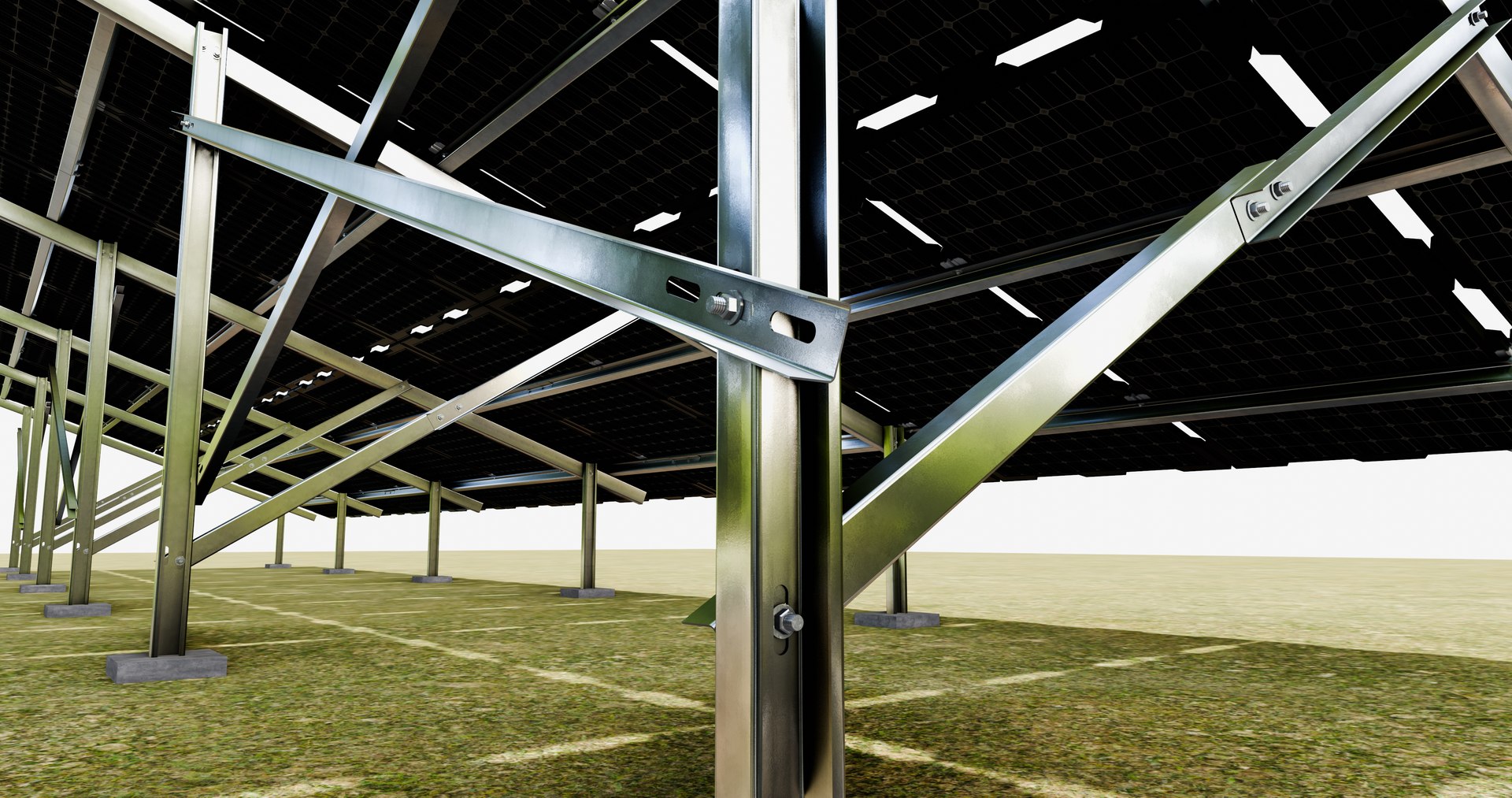 3D Sample Assembly For New Framed Solar Panel - TurboSquid 2275448