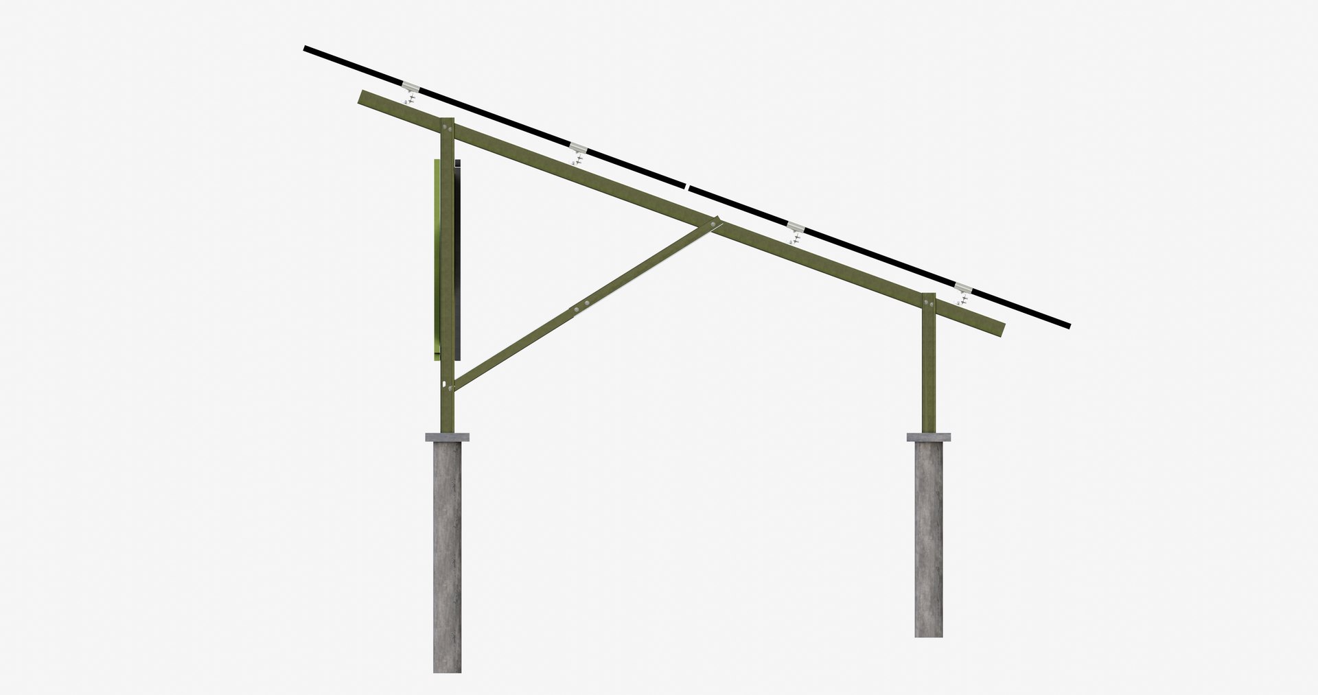 3D Sample Assembly For New Framed Solar Panel - TurboSquid 2275448