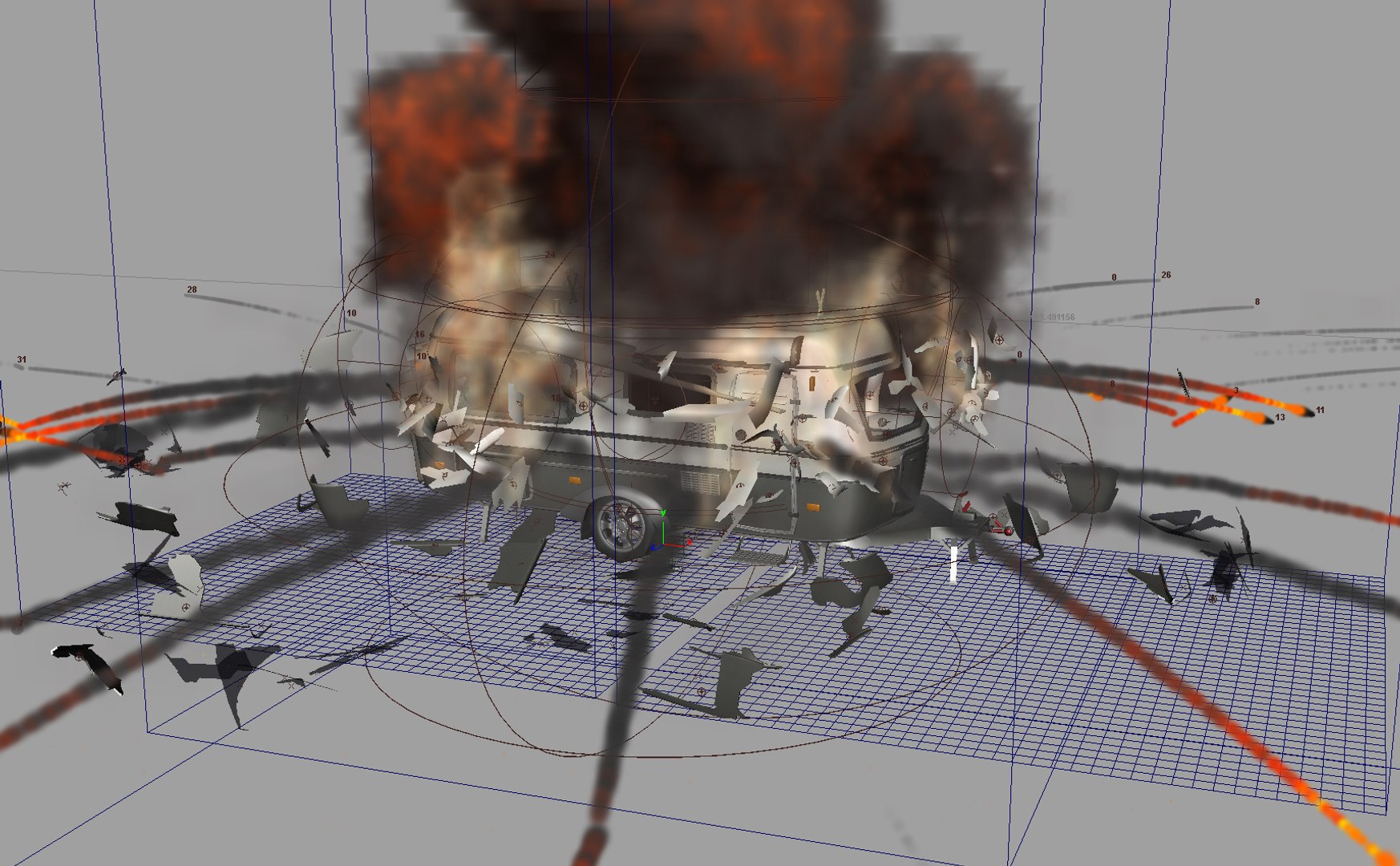 Maya Trailer Explosion