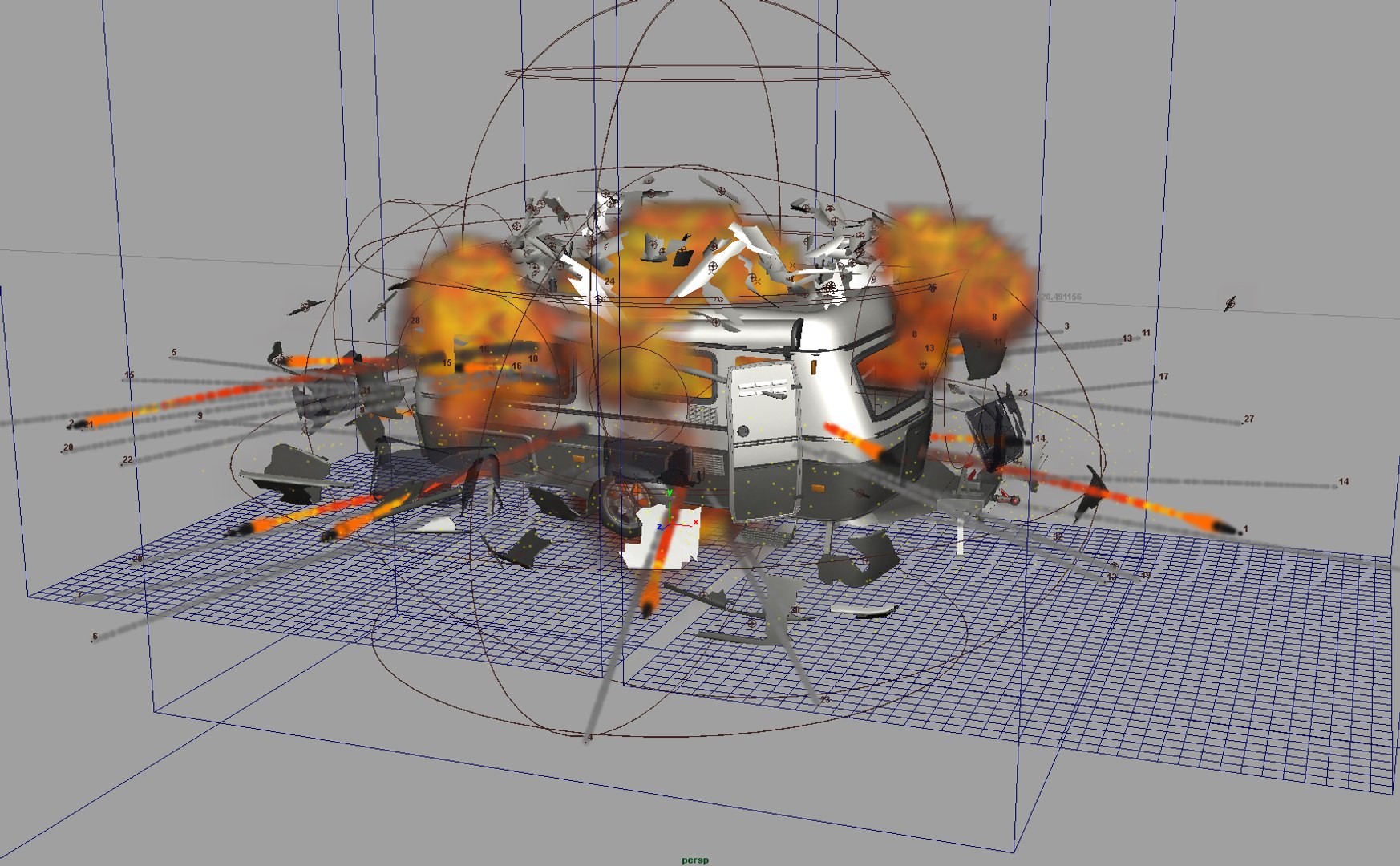 Maya Trailer Explosion