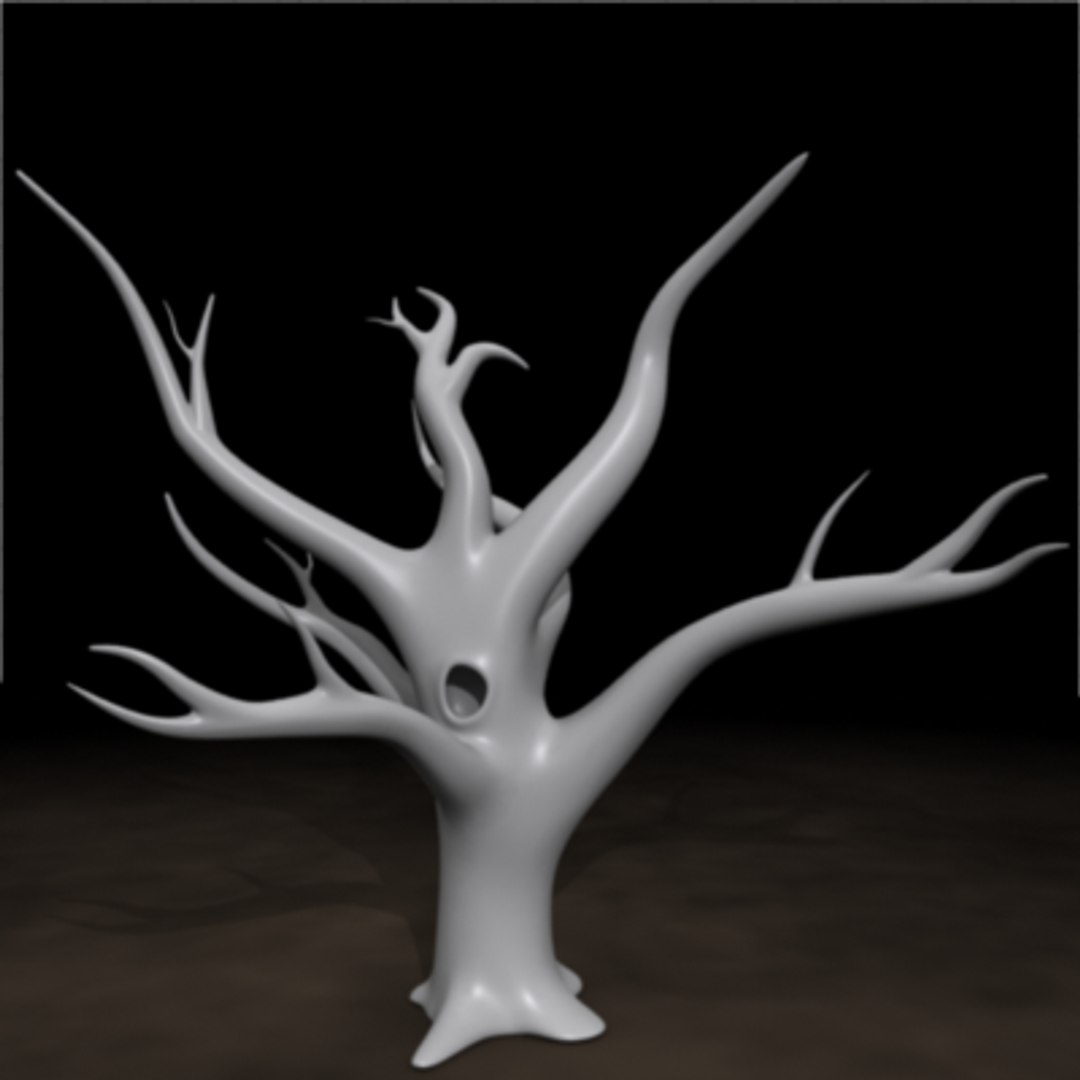 3ds Max Dead Oak Tree