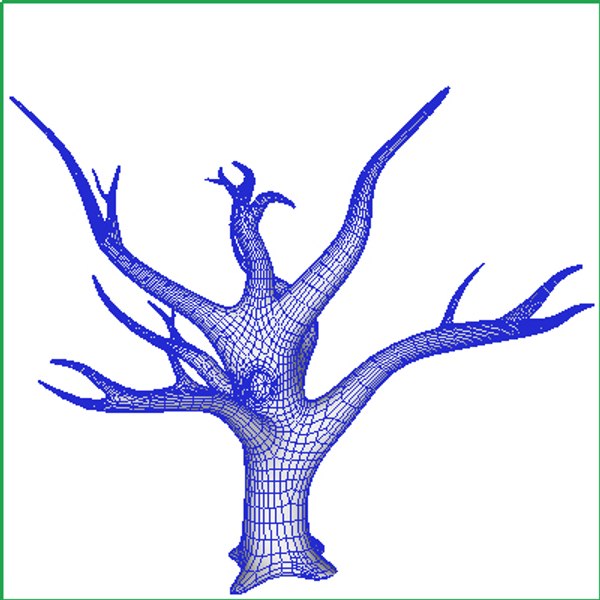 3ds Max Dead Oak Tree