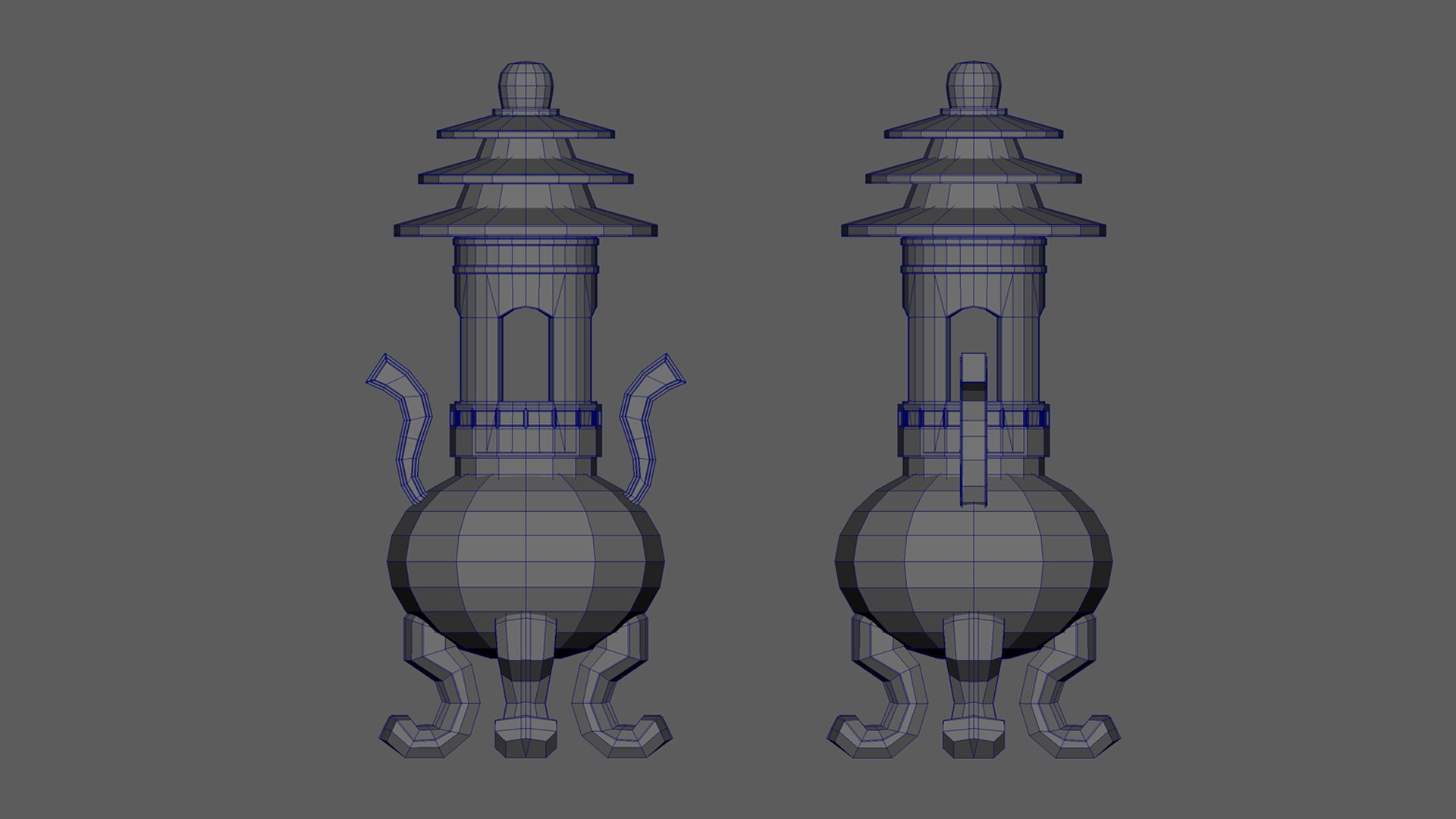 Dark Metal Censer 3D Model - TurboSquid 2171114