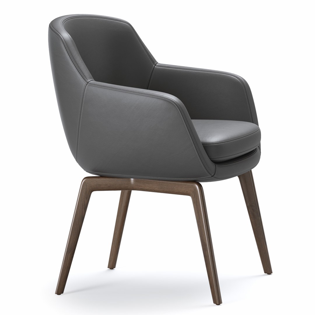 Minotti Belt Dining Chair Model - TurboSquid 2059291