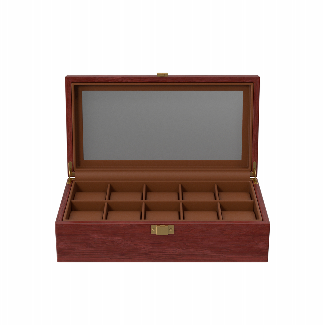 3D Watch Box Dark Wood - TurboSquid 2116620