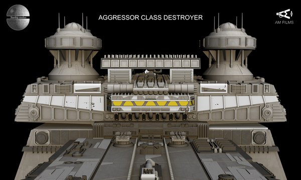 어그레서급 구축함 3D 모델 - TurboSquid 1773656