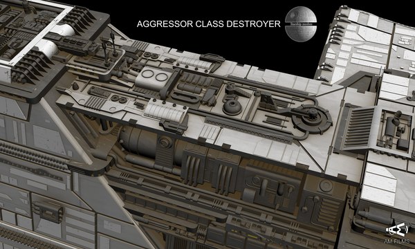 modelo 3d Destructor clase agresor - TurboSquid 1773656