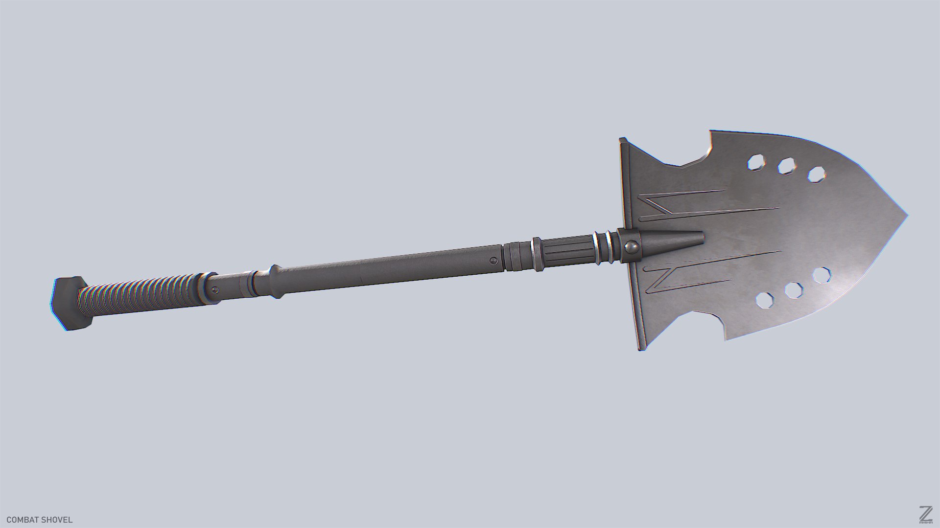 3D Combat shovel model - TurboSquid 2166443