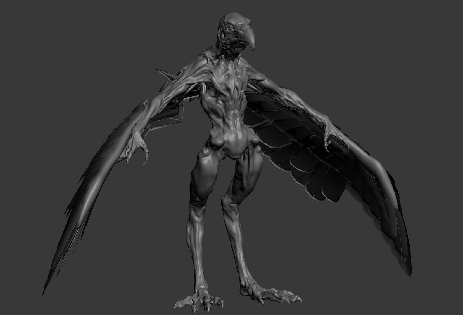Bird Demon 3D model - TurboSquid 1895404