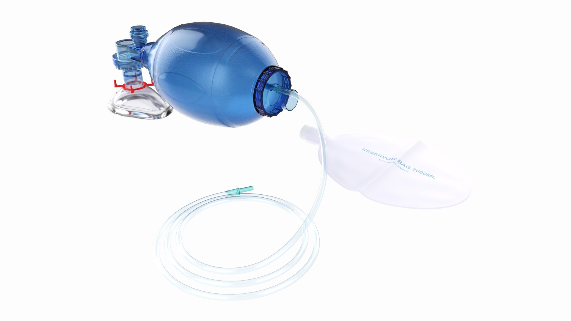 Ambu Bag Valve Resuscitation Mask 3D - TurboSquid 2225016