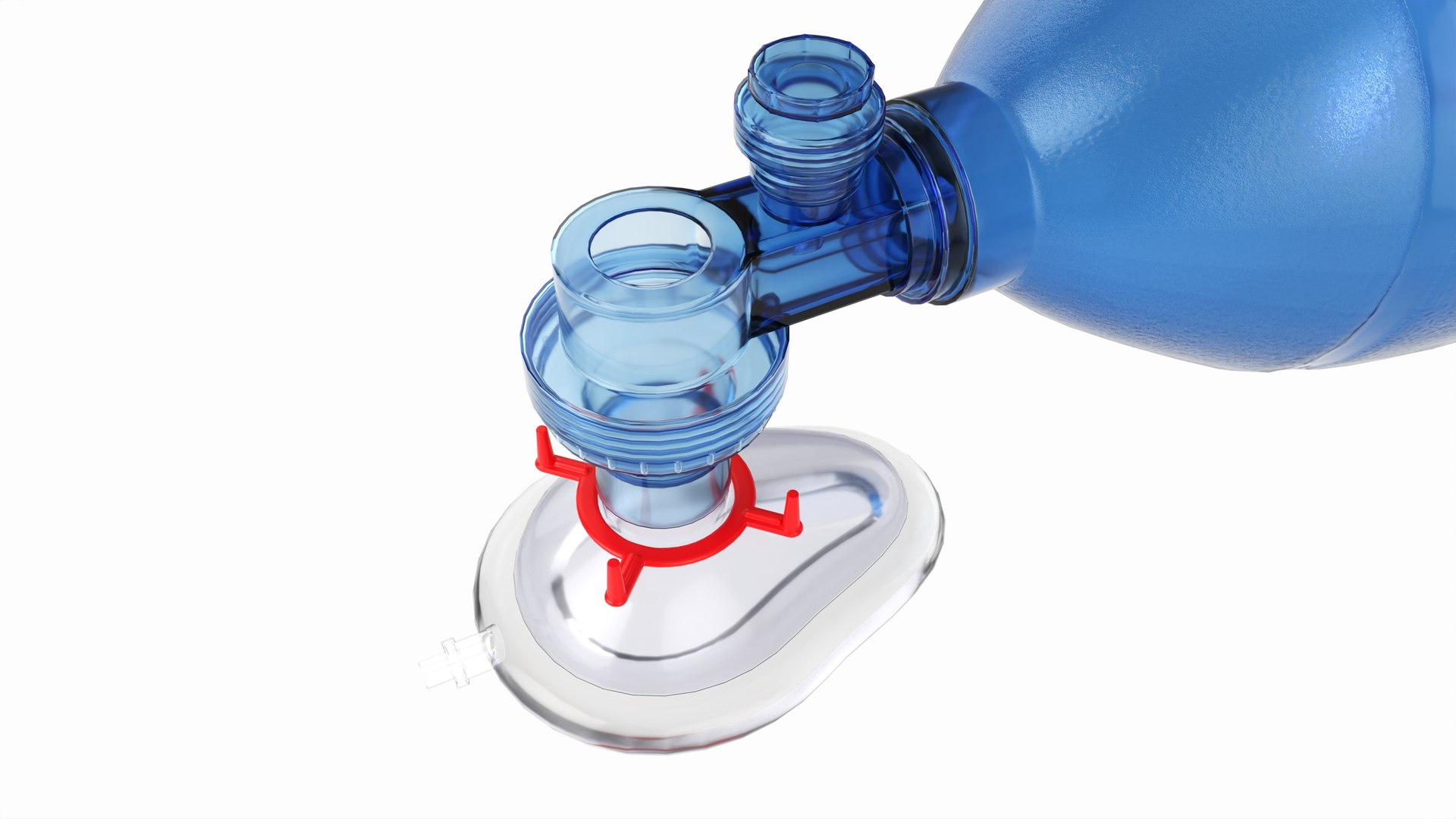 Ambu Bag Valve Resuscitation Mask 3D - TurboSquid 2225016