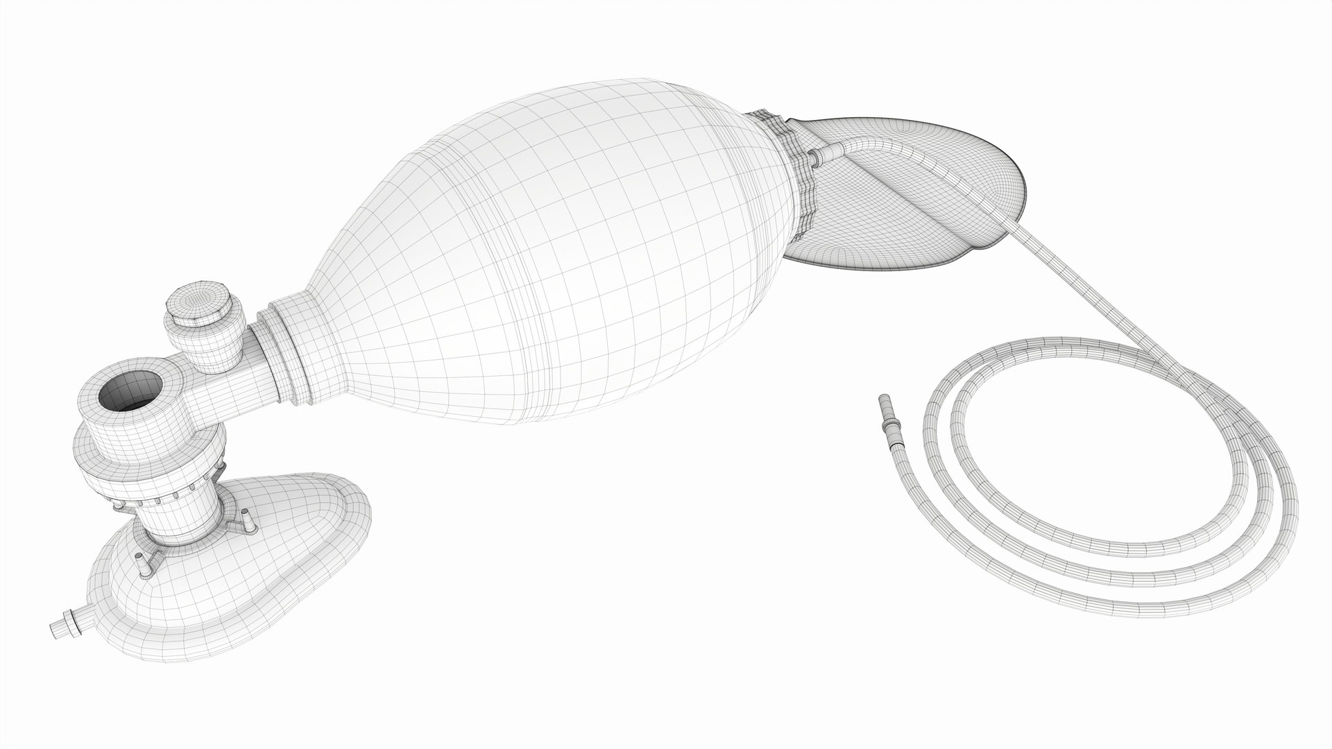 Ambu Bag Valve Resuscitation Mask 3D - TurboSquid 2225016