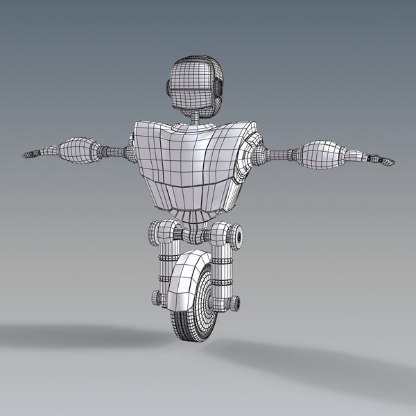 unibot male rigged 3d max