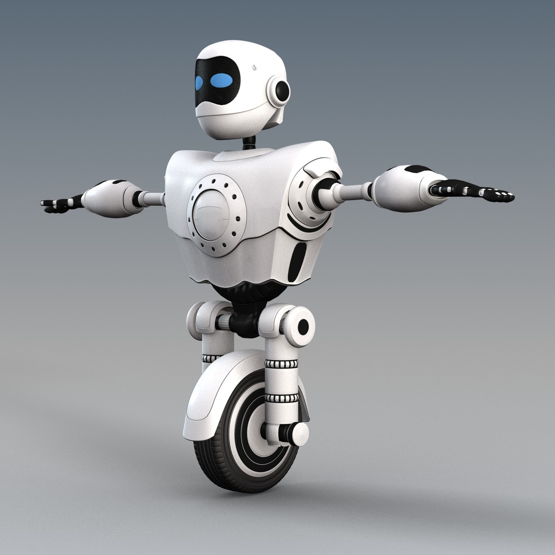 unibot male rigged 3d max