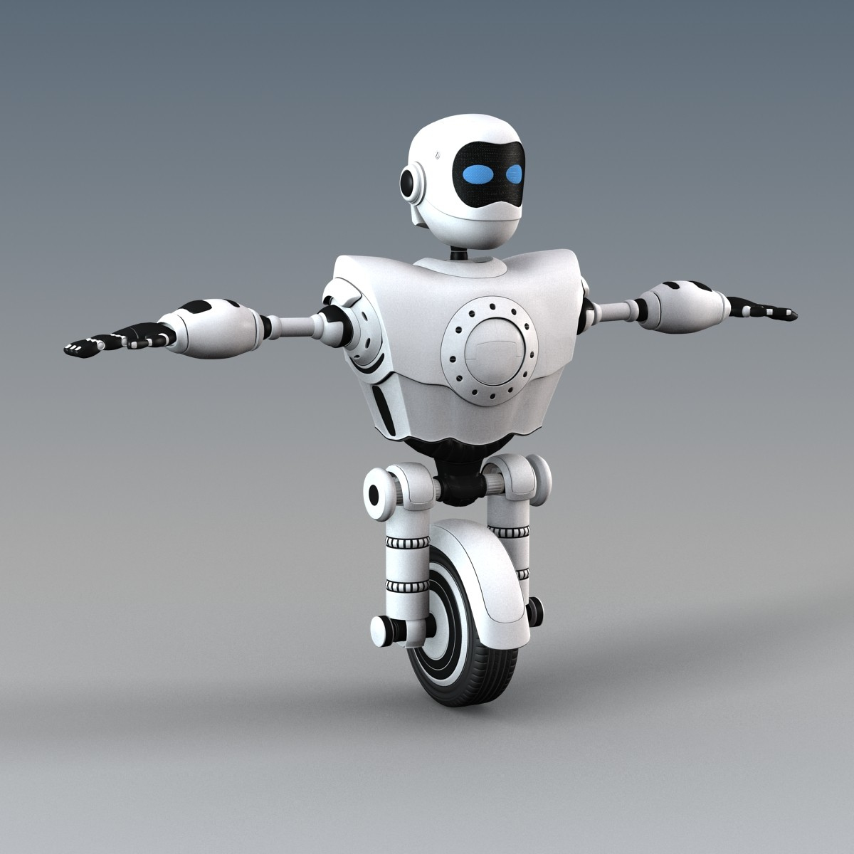 unibot male rigged 3d max