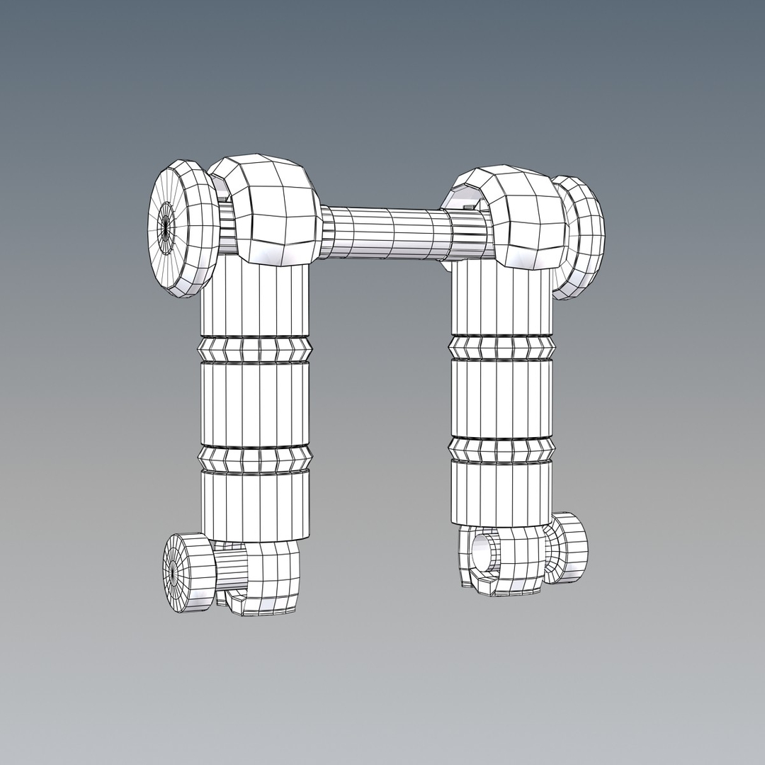unibot male rigged 3d max