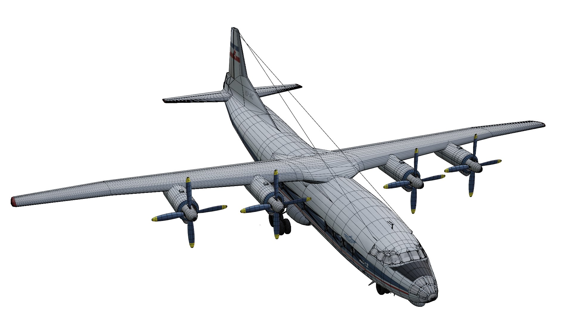 3D Model Antonov An 12 - TurboSquid 2341798