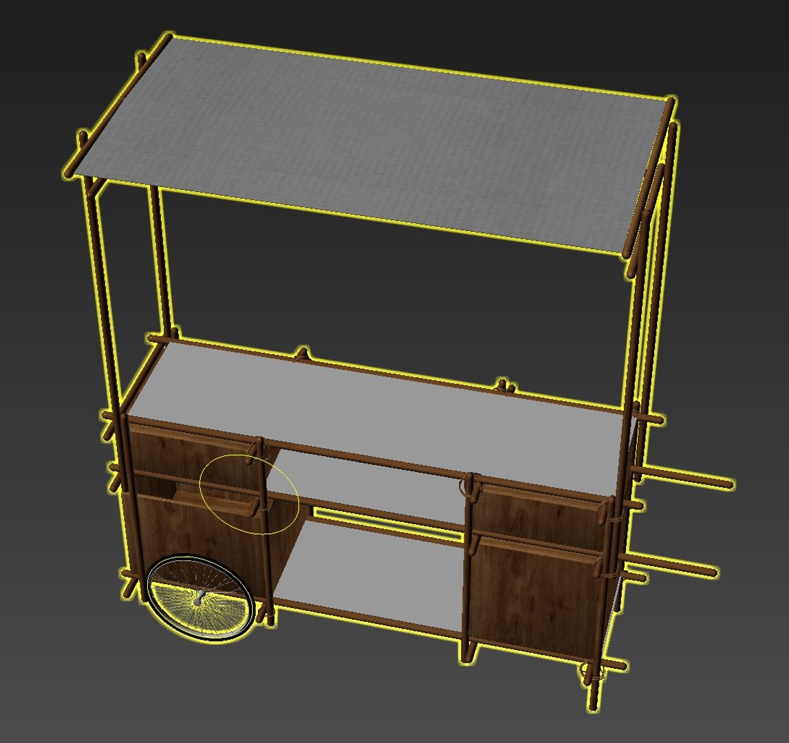 3D Model Food Stand - TurboSquid 1258894