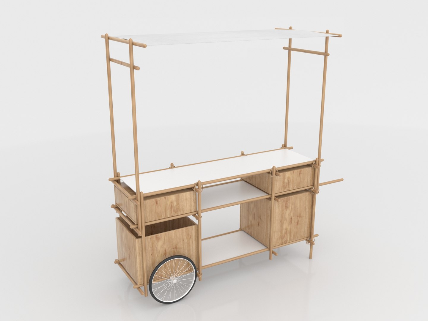 3D Model Food Stand - TurboSquid 1258894