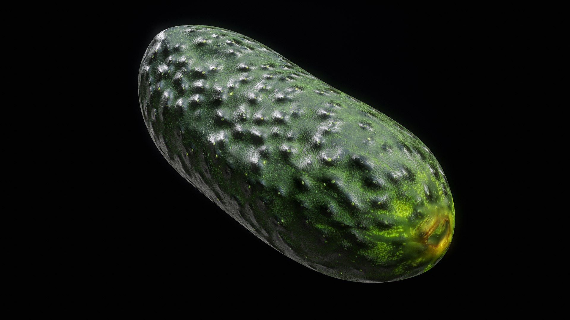3D Cucumber Lowpoly PBR model - TurboSquid 2174724