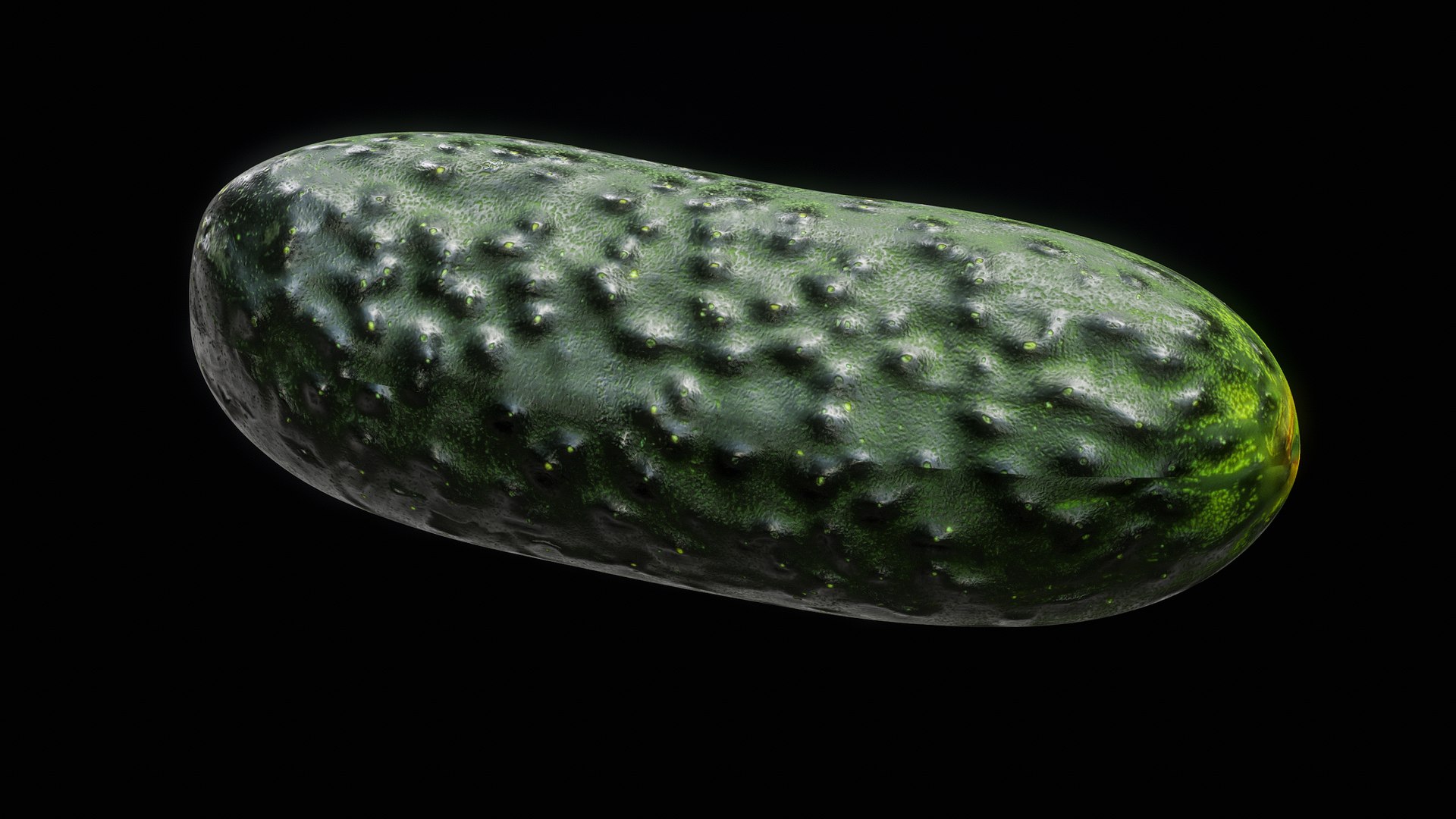 3D Cucumber Lowpoly PBR model - TurboSquid 2174724